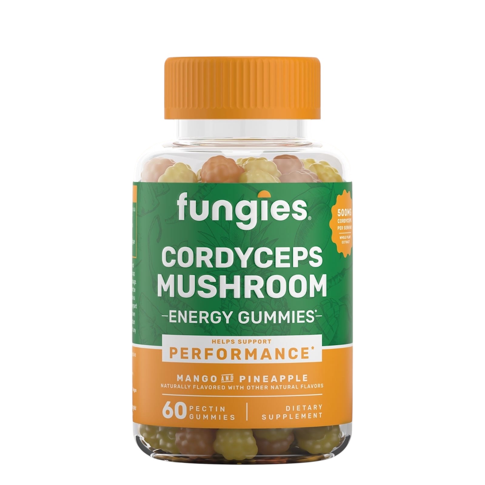 Fungies | Cordyceps Mushroom Energy Gummies 60 ks - Hubnutí - Detox - Krása